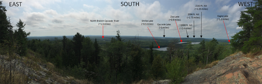 Highest Point in the BWCA - Eagle Mountain